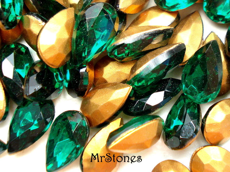 13x8mm (4320/2) TTC Emerald Pear Shape Teardrop Pendeloque – MrStones
