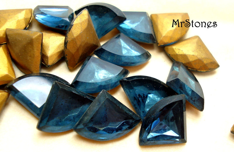 18x13mm (4729/2) TTC Montana Sapphire Pie Shape – MrStones