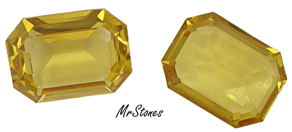 20x15mm (4610) Light Topaz Unfoiled Cushion Octagon Step Cut Swarovski ...