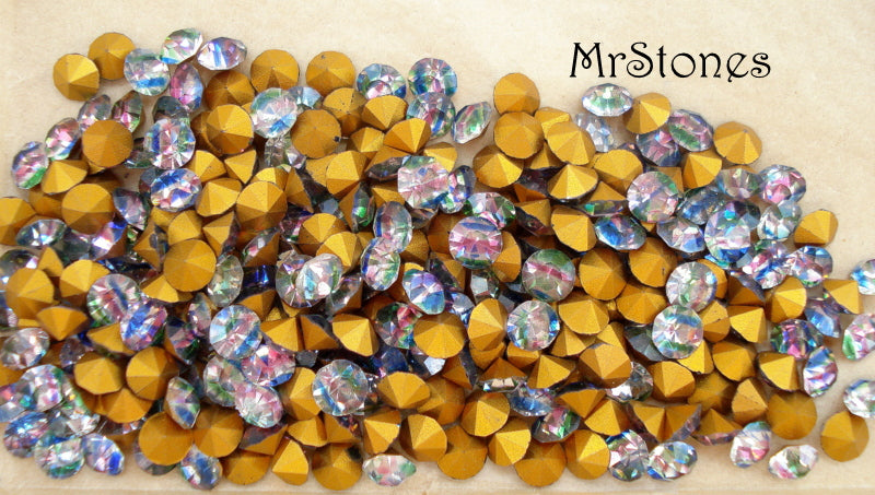 5.6-5.8mm (1100) (26ss) Iris Tri Color Round Chaton – MrStones