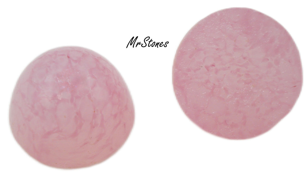 15mm (1684) Pink Matrix High Dome Round Cabochon – MrStones