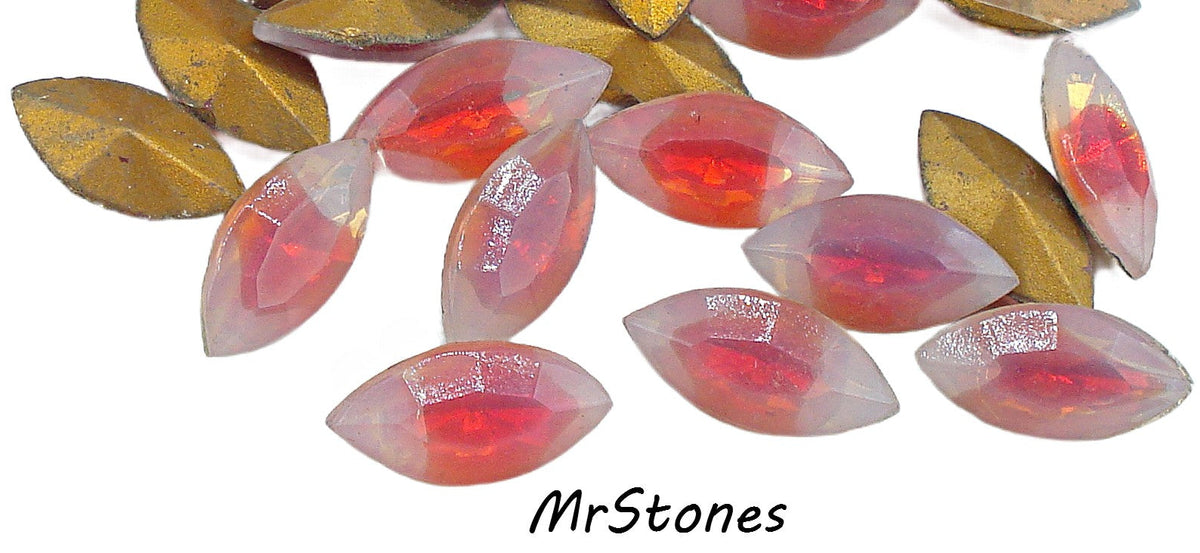 15x7mm (4200/2) Red Sabrina Marquise Navette Shape TTC – MrStones