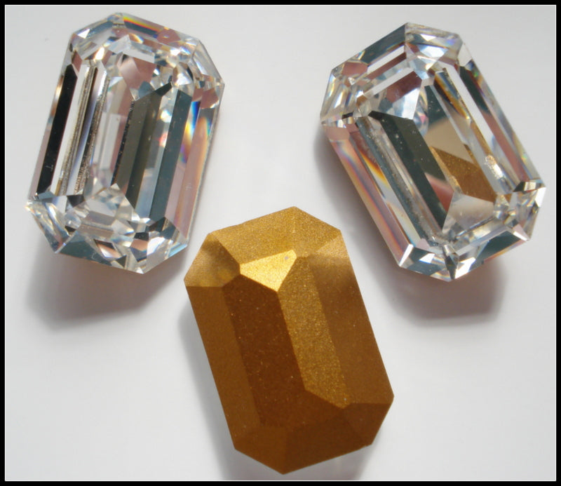 24x16mm (4610) Crystal Step Cut Cushion Octagon – MrStones