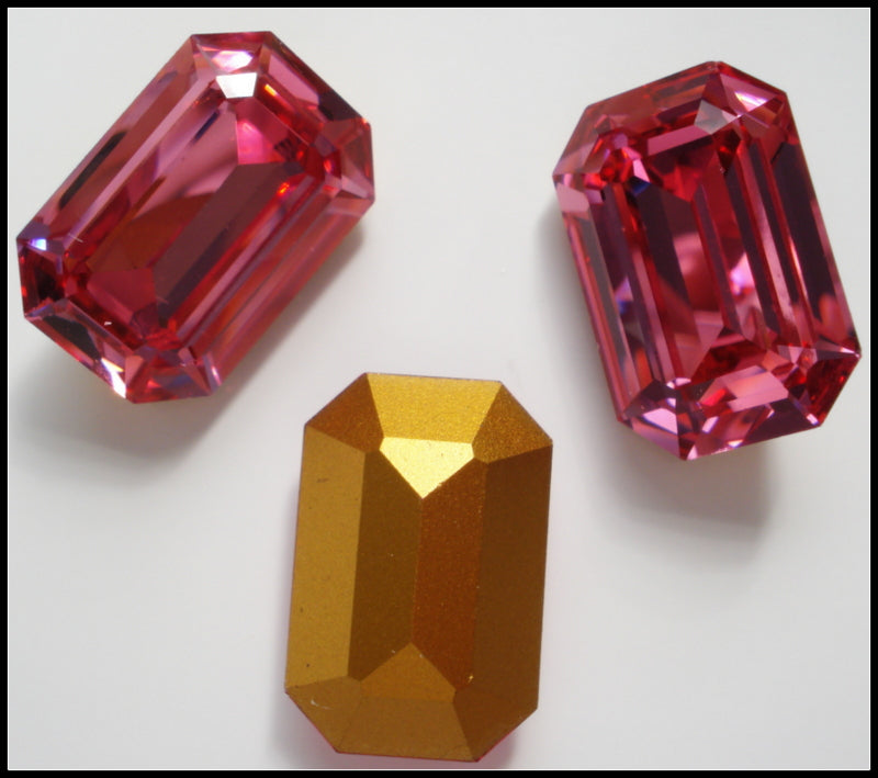 24x16mm (4610) Rose Step Cut Cushion Octagon – MrStones