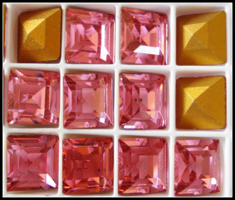 10mm (4410) Rose Step Cut Square Shape – MrStones