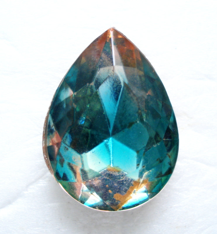 25x18mm (4320/2) Bi Color Peach Teal Pendeloque Pear – MrStones