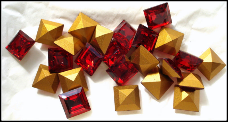 10mm (4410) Siam Step Cut Square Shape – MrStones