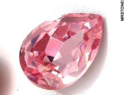 6x4mm (4320) Light Rose Pear Pendeloque – MrStones